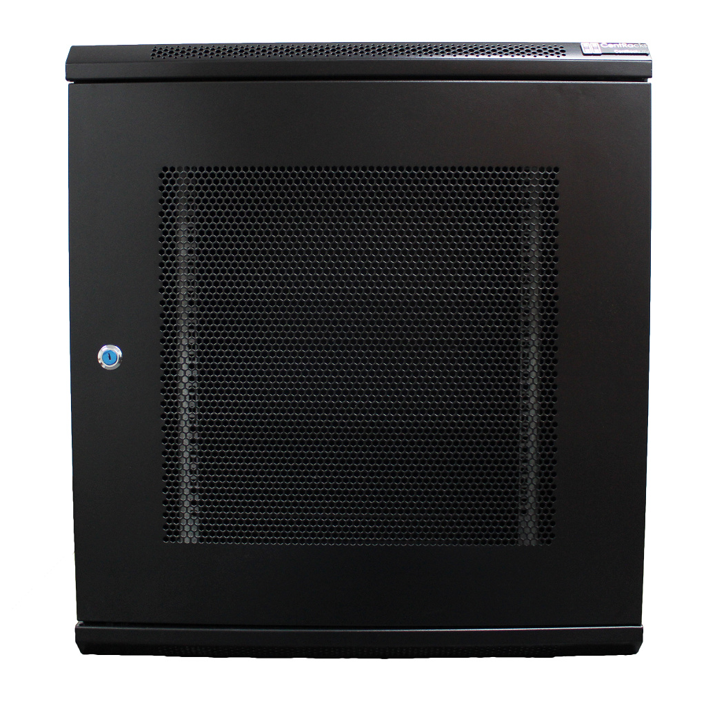 Centracks 12U (45cm x 65cm x 60cm) Wall Mount Server Rack - Perforated ...
