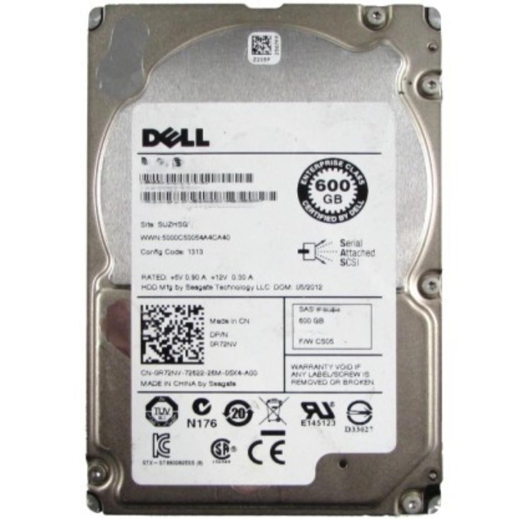 (HGJHG) Dell 600GB SAS 6 Gb/s 2.5 inches 10000RPM HDD | Precomp ...