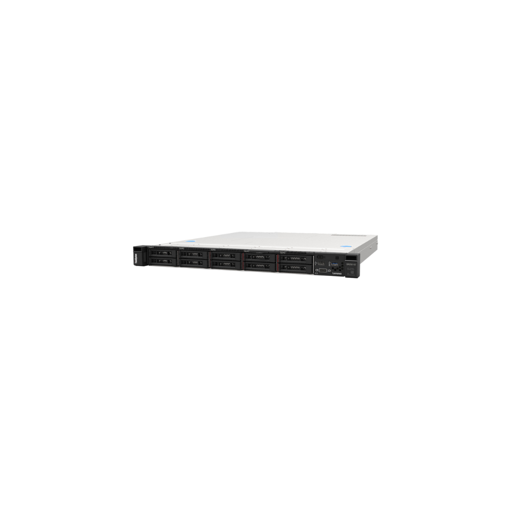 Lenovo ThinkSystem SR250 V2 Rack Server | Xeon E-2324, 8GB RAM, 4 Bays
