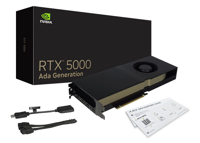 NVIDIA RTX 5000 Ada – 32GB GDDR6, PCIe 4.0, Professional GPU